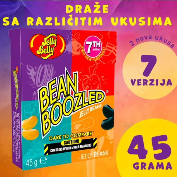 JELLY BELLY CANDY Draže bombone BEANBOOZLED, 45g 7th edition