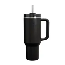 Termos - Stanley,  The Quencher H2.O FlowState, Tumbler, Black 2.0, 1.18 L