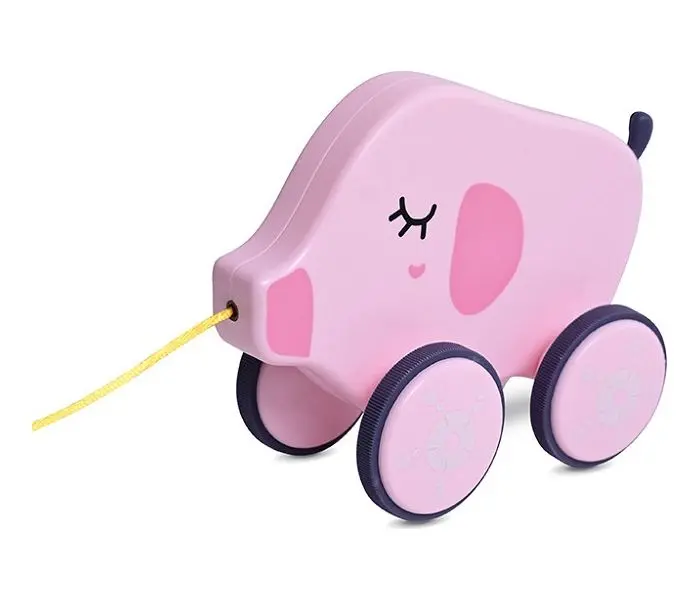 Loreli Igračka za guranje Prase, Roze