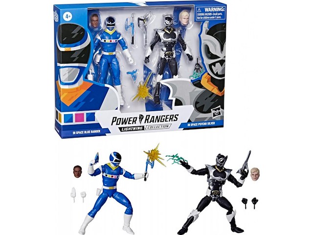 Power Rangers Blue Ranger Vs. Psycho Silver 15cm Hasbro