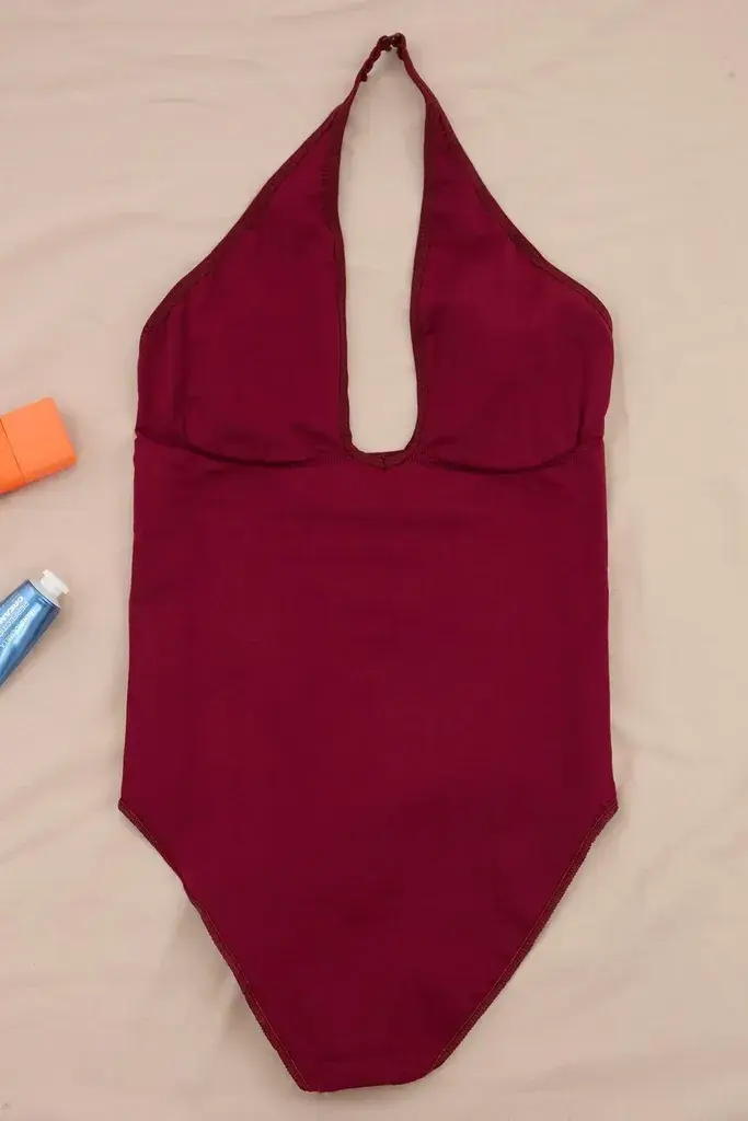 Trendyol Milla Ženski bodi Thmss25Bd00004, Bordo