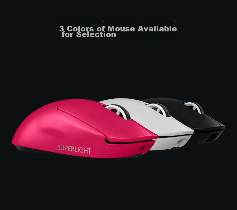 G Bežični Gaming miš, Žični, 2.4GHz, Roze