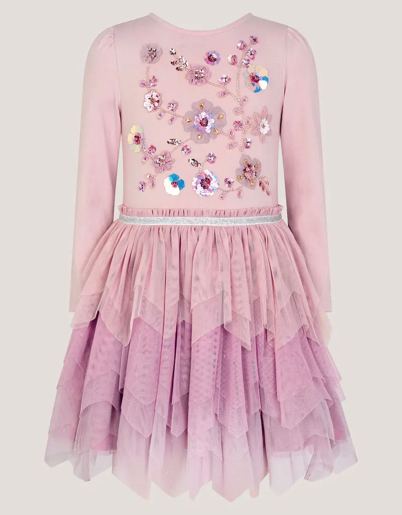 Monsoon Children Haljina za devojčice Embellished, Ljubičasta