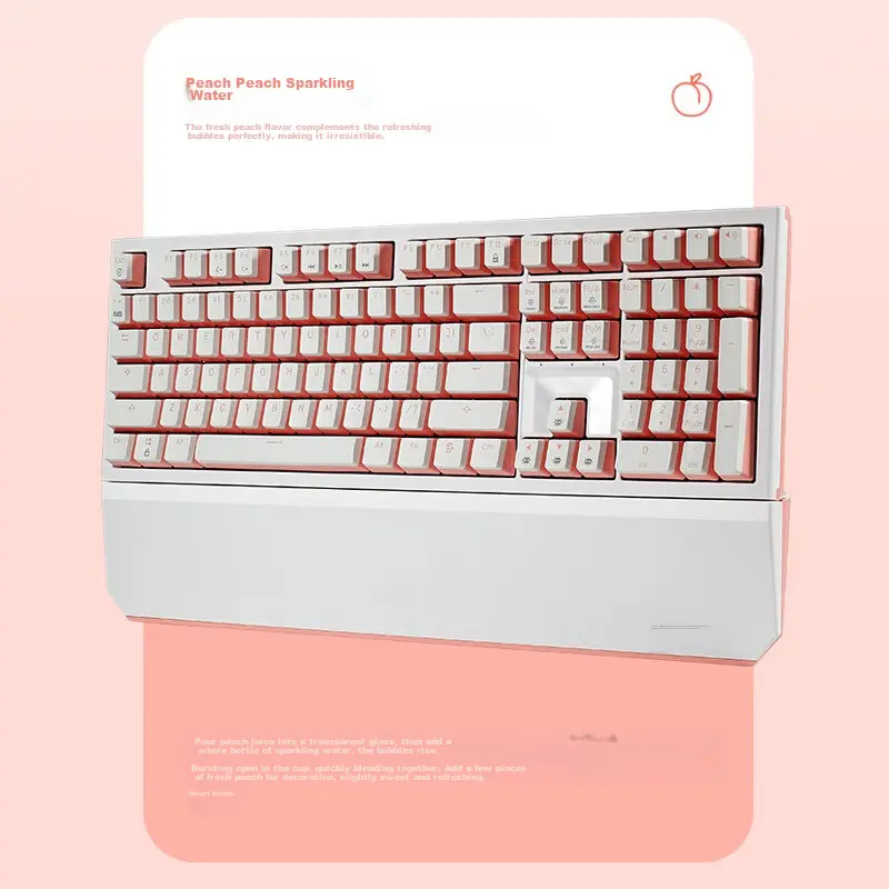 Hyeku Tastatura, Belo-roze