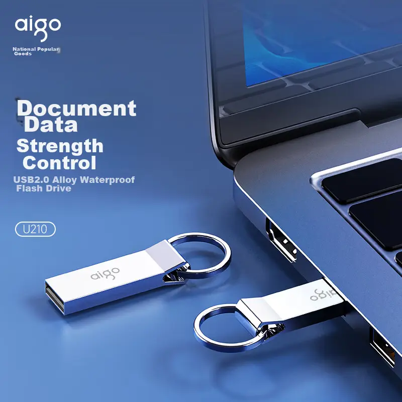 Aigo USB Flash memorija, 8GB, USB 2.0, Srebrne boje