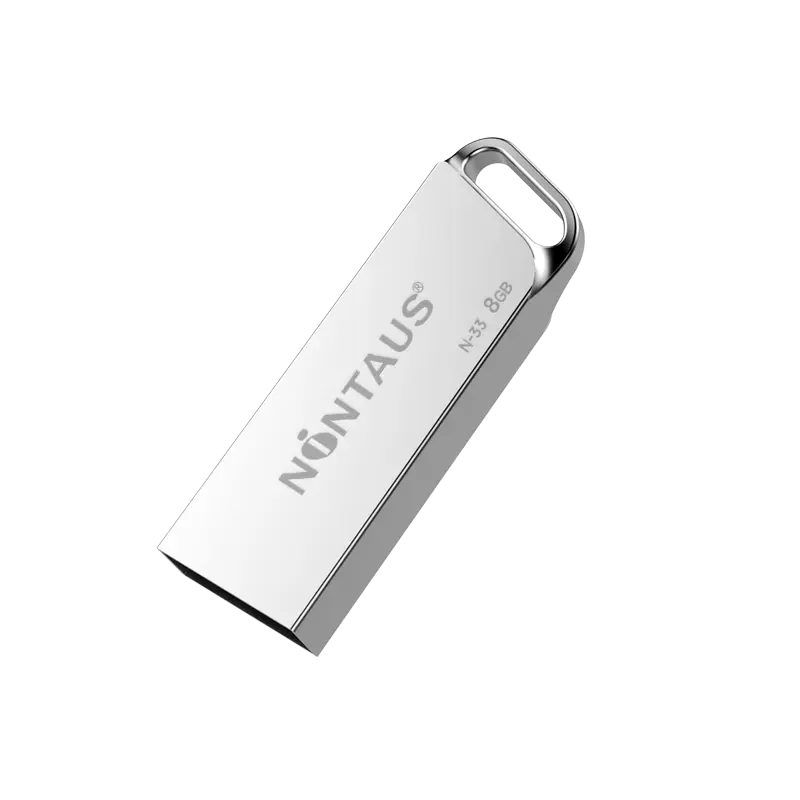 Nintaus USB Flash memorija, 8GB, USB 2.0, Srebrne boje