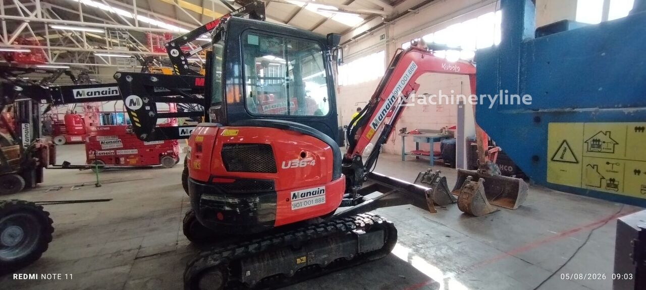 Kubota U36-4 mini bager
