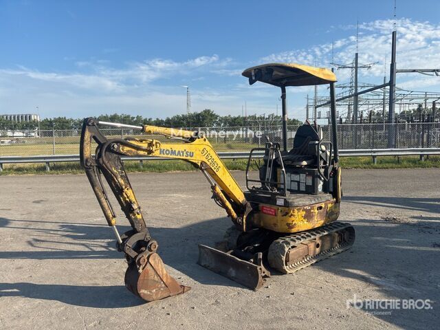 Prodaje se Komatsu PC18MR-2 mini bager na aukciji
