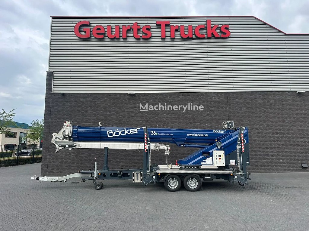 Böcker AHK 36/2400 MONTAGE FULLY ELECTRIC CRANE UREN 278 !!!! mini kran