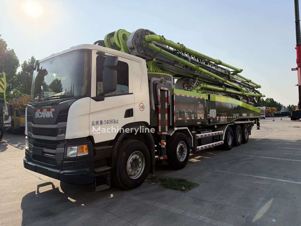 Zoomlion 67X-6RZ na šasiji Scania pumpa za beton