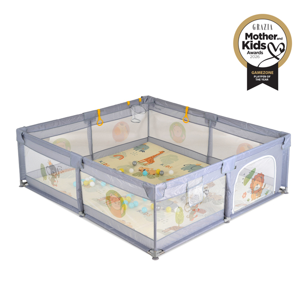 Cangaroo Ogradica za igru GameZone 150x200cm Grey CAN0367