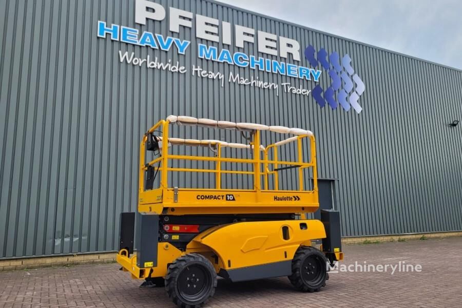 Haulotte COMPACT 10DX Valid Inspection, *Guarantee! Diesel, makazasta platforma