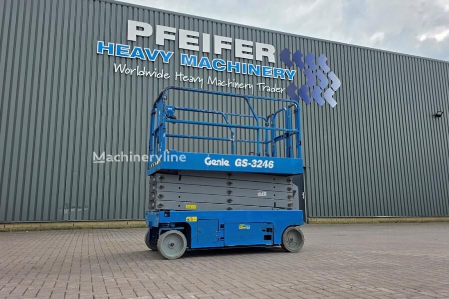 Genie GS3246 Electric, Working Height 11.75 m, 318kg Cap makazasta platforma