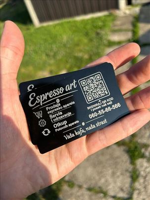 Aluminijumske Vizit karte i NFC proizvodi