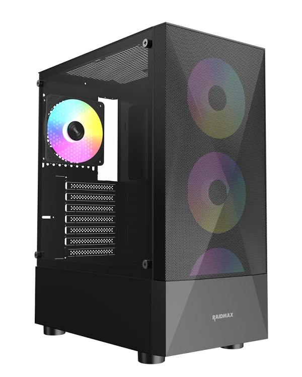 KUĆIŠTE RAIDMAX VECTOR V153 RGB BLACK, V153TBS