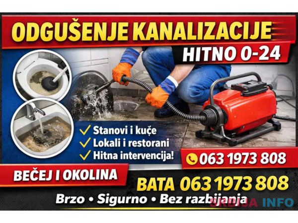 Odgušenje kanalizacije
