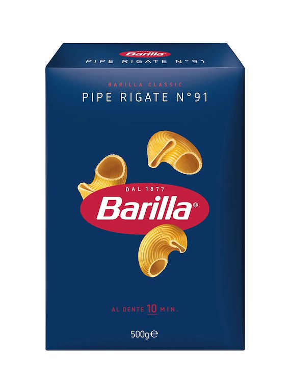 Barilla Pipe Rigate, 500 g