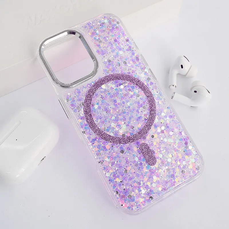 Maska za telefon Mag Case Glue za iPhone 16, Lavanda