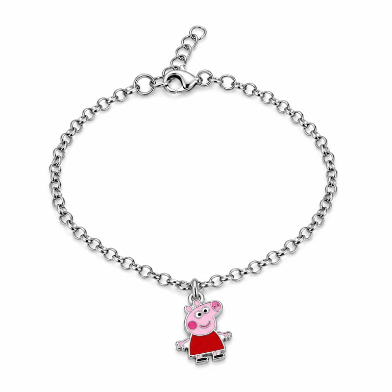 PEPPA PIG KIDS' SILVER BRACELET