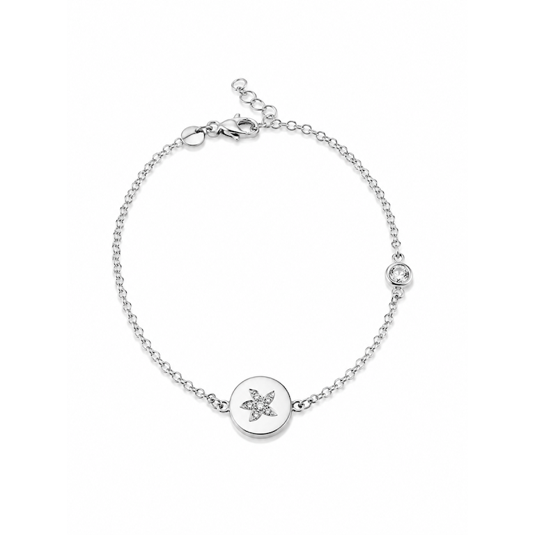 STELLA SILVER BRACELET WITH ZIRCONIA