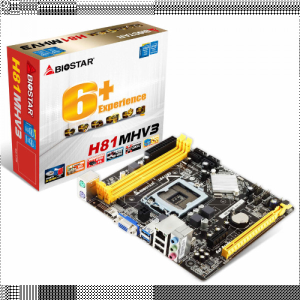 Matična ploča 1150 Biostar H81MHV3 VGA/HDMI