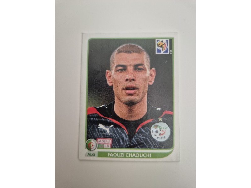 Panini - FIFA World Cup 2010 - Faouzi Chaouchi