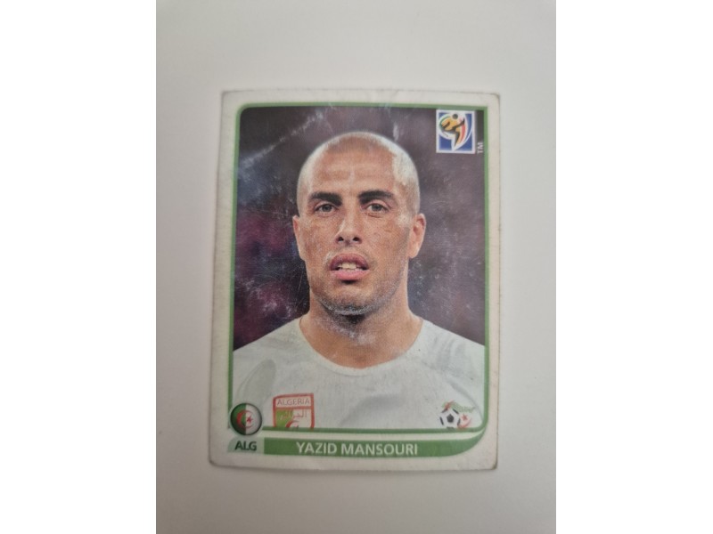 Panini - FIFA World Cup 2010 - Yazid Mansouri