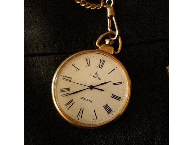 Vintage džepni sat LORUS (by Seiko) Y131-0010 - Pozlata