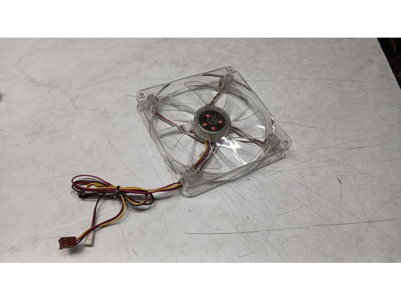 14 cm ventilator 12v 0,14a Cubitek led crveno