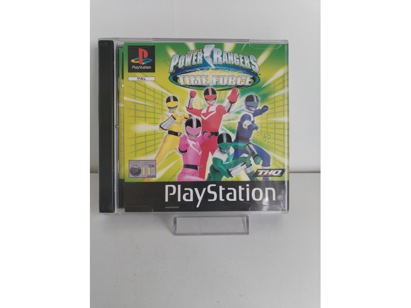 PS1 Power Rangers Time Force