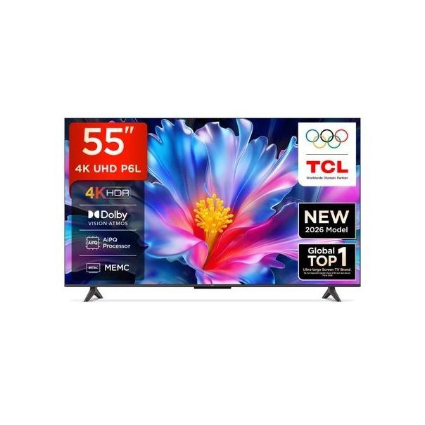 Televizor TCL 55P6L/LED/55"/4K UHD/60Hz/Google TV/crna