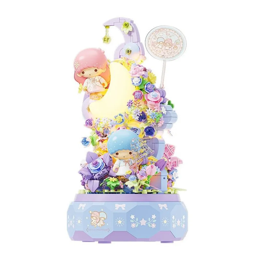 Wonder Moon Sanrio Love Song Under the Moon – Flower Tower Music Box Little Twin Stars