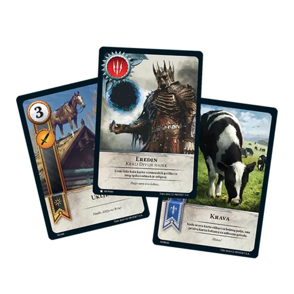 Board Game The Witcher - Gwent - Legendarna Kartična Igra