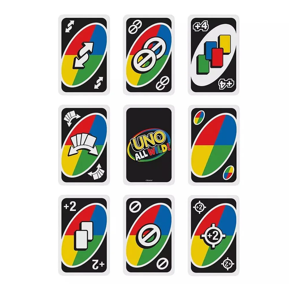 Board Game Mattel UNO - All Wild! - Card Game