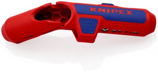 Knipex ErgoStrip® univerzalni alat za skidanje izolacije za levoruke korisnike - u blister pakovanju (16 95 02 SB)