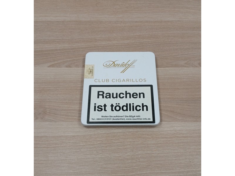Metalna kutija tabakera DAVIDOFF Club Cigarillos