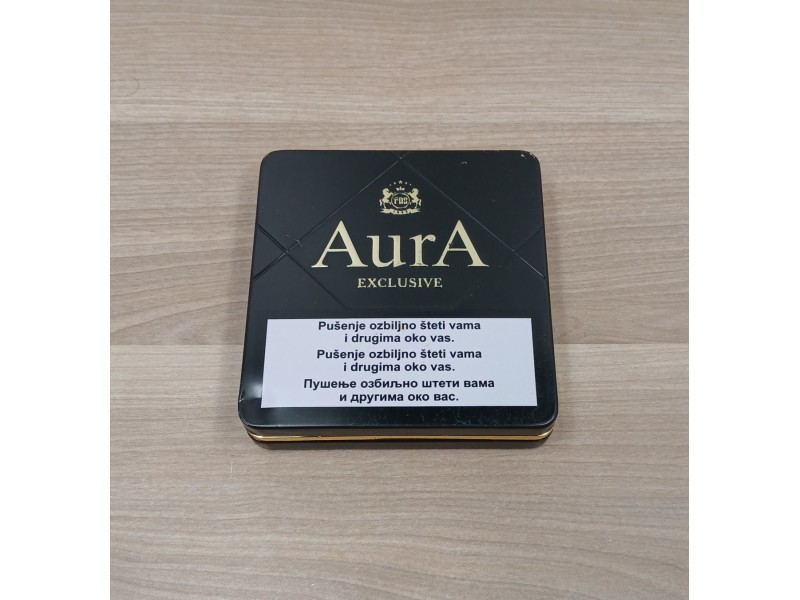 Metalna kutija tabakera AURA Exclusive