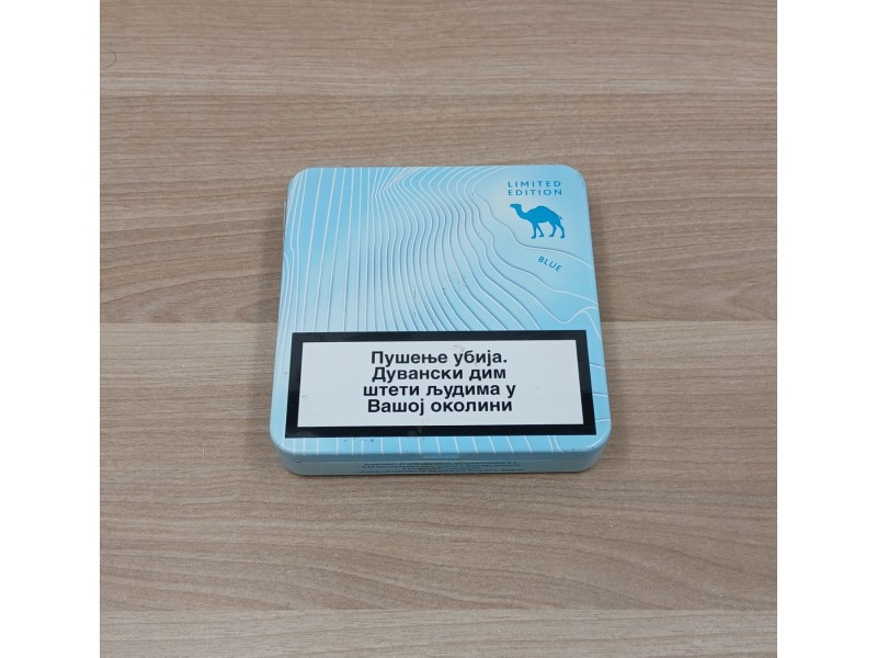 Metalna kutija tabakera CAMEL Blue Limited Edition