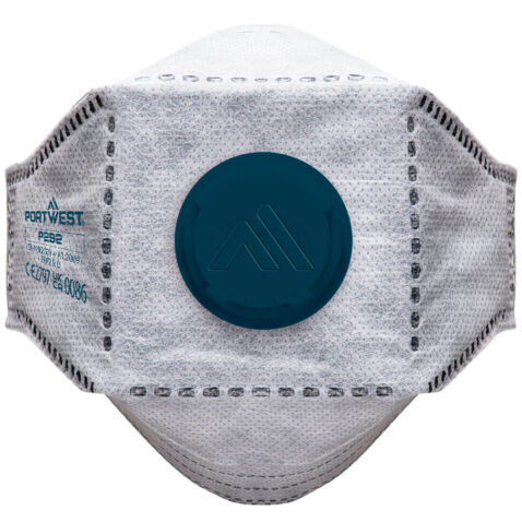 EAGLE FFP2 horizontalno sklopivi respirator sa aktivnim ugljem i ventilom (Pak10)