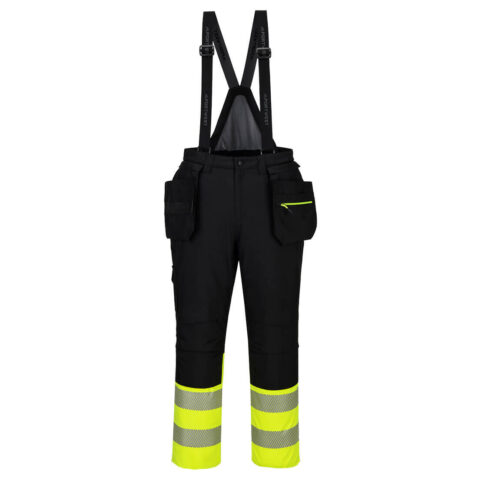 DX4 visokovidljive zimske pantalone sa tregerima klasa 1