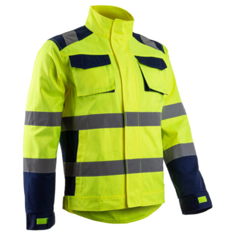 Signalizirajuća zaštitna Hi-viz jakna HIBANA žuto