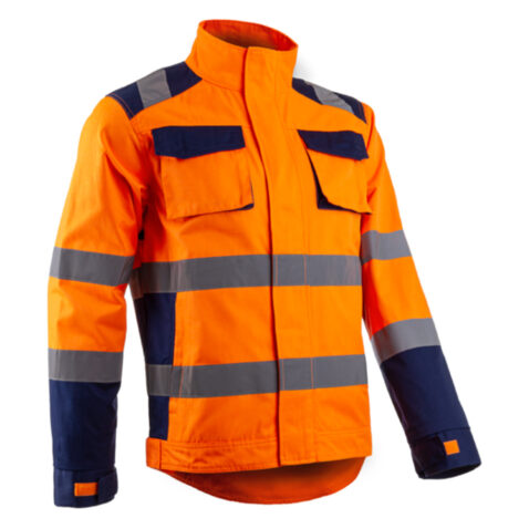 Signalizirajuća zaštitna Hi-viz jakna HIBANA narandžasto