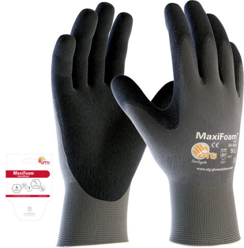 ATG rukavica MaxiFoam sivo