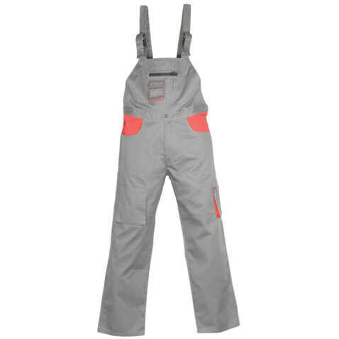 Radne farmer pantalone CLASSIC PLUS sivo/crvene