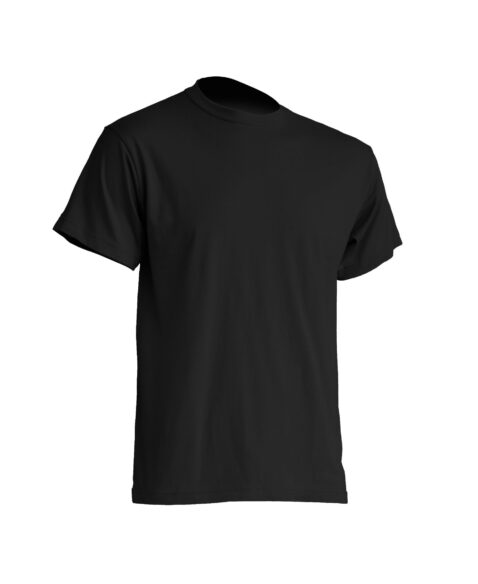 Majica T-shirt, kratki rukav, crna, 150gr