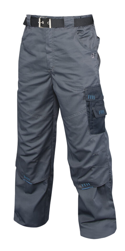 Pantalone klasicne 4TECH sivo-crna