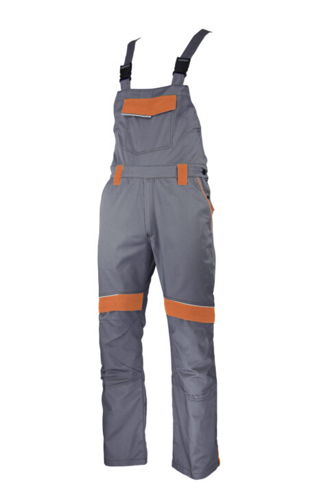 Radne farmer pantalone GREENLAND sivo-narandžasta,