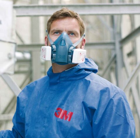 3M polumaska za višekratnu upotrebu 7502