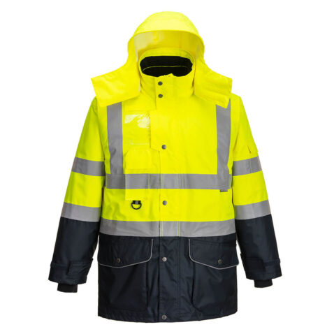 Hi-Vis 7-u-1 Contrast Traffic jakna