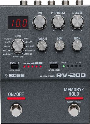 Boss RV-200 Reverb pedala / novo